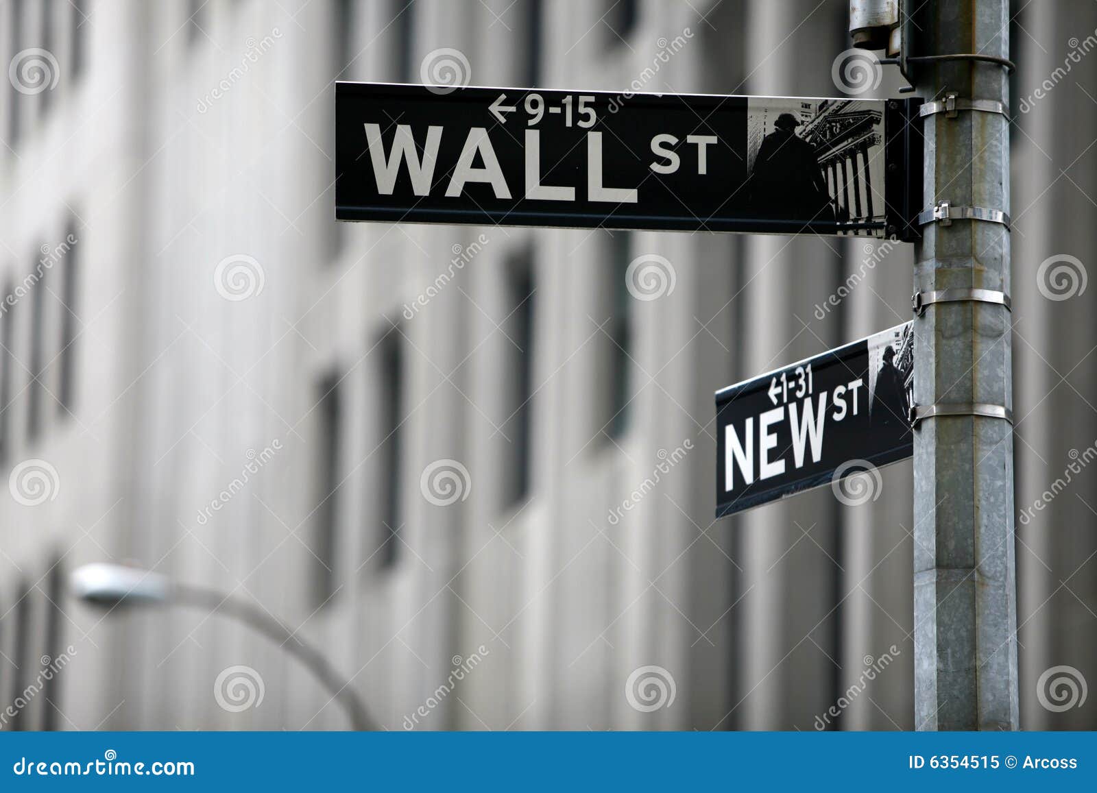 Wall street editorial image. Image of money, market, york - 6354515