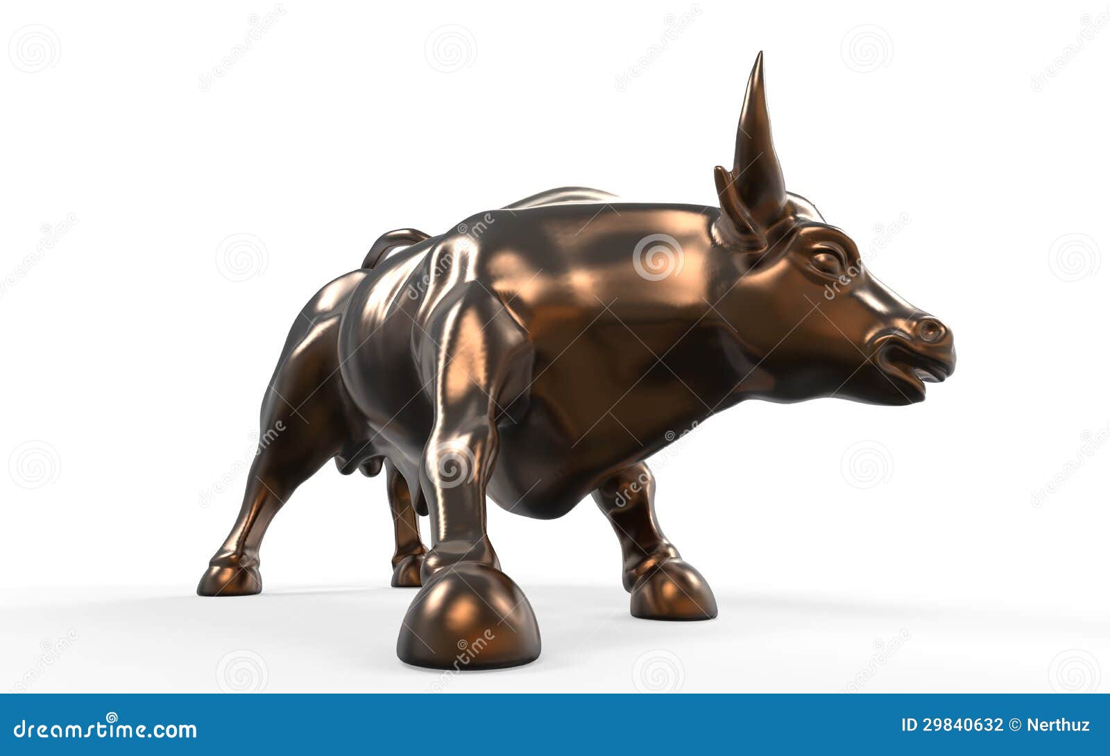 Charging Bull Cartoon | CartoonDealer.com #56779121