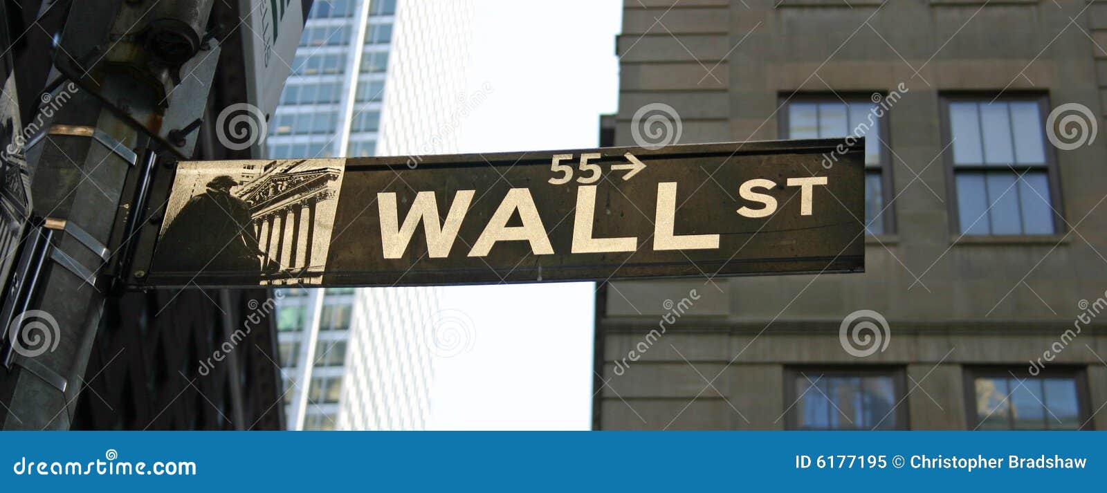 Wall Street Sign editorial image. Image of macro, city - 6177195