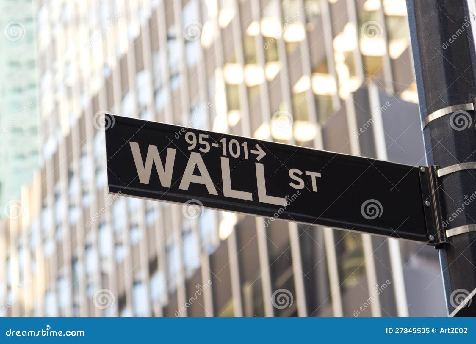 Wall Street Sign, New York stock image. Image of street - 27845505