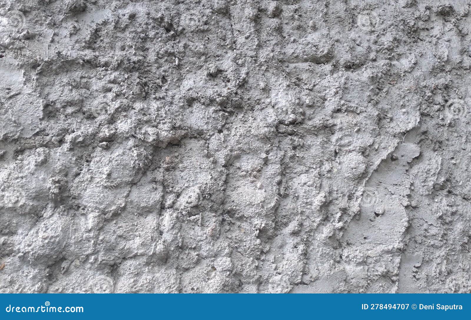 Wall Surface that is Still Rough and Bumpy is Not Perfect Stock Image ...