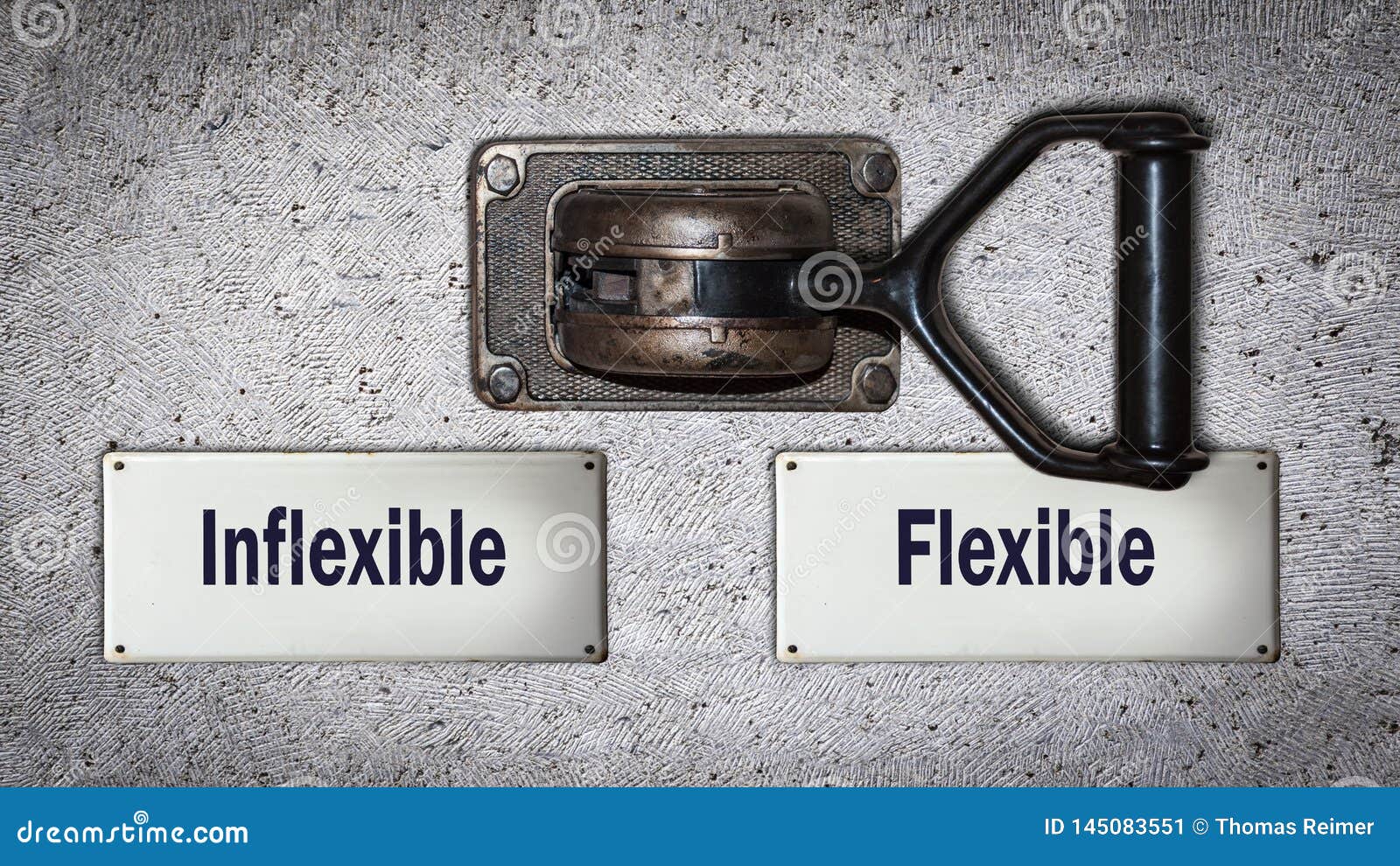Wall Switch Flexible Versus Inflexible Stock Illustration ...