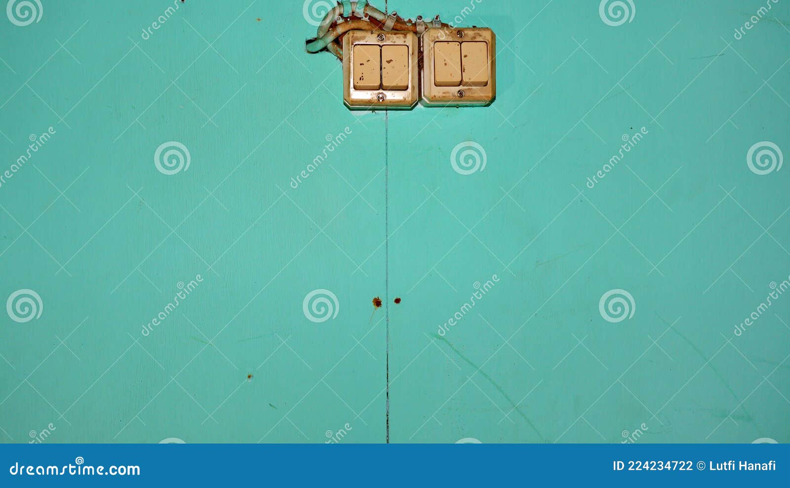 Power Electrical Socket, Stuck To the Wall Stock Photo - Image of ...