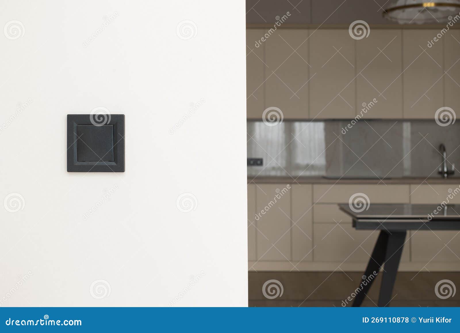 Wall Switches Near the Room in the Interior Stock Photo - Image of ...