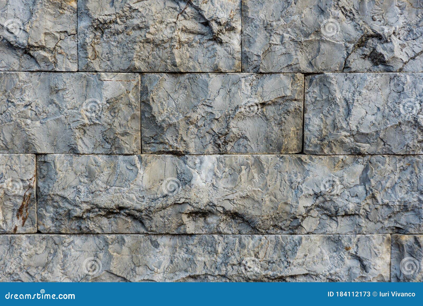 Wall Texture. Gray Rectangular Stones. Horizontal and Vertical Lines ...