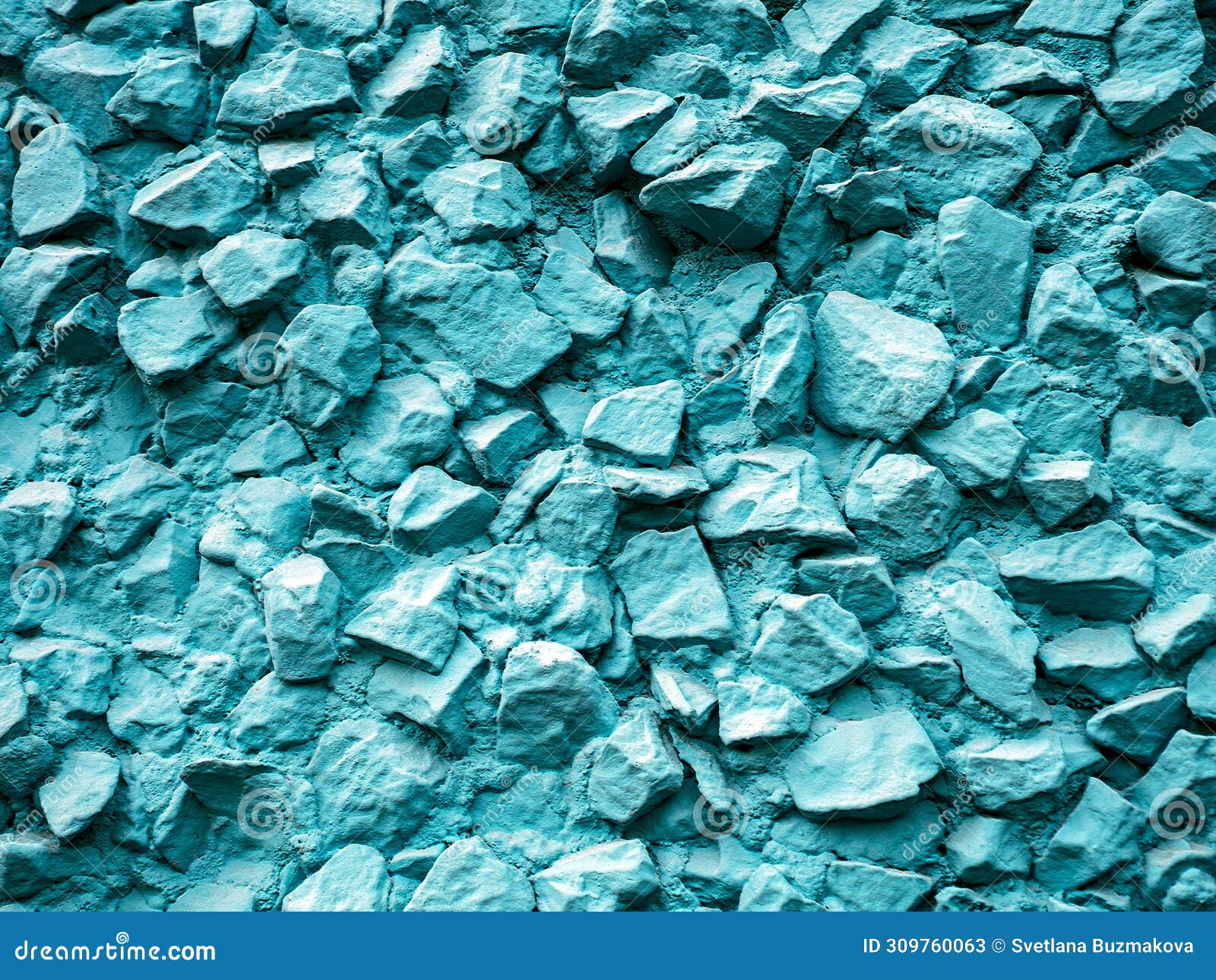 Wall Texture with Painted Rubble. Coarse Crushed Stone Painted Creates ...