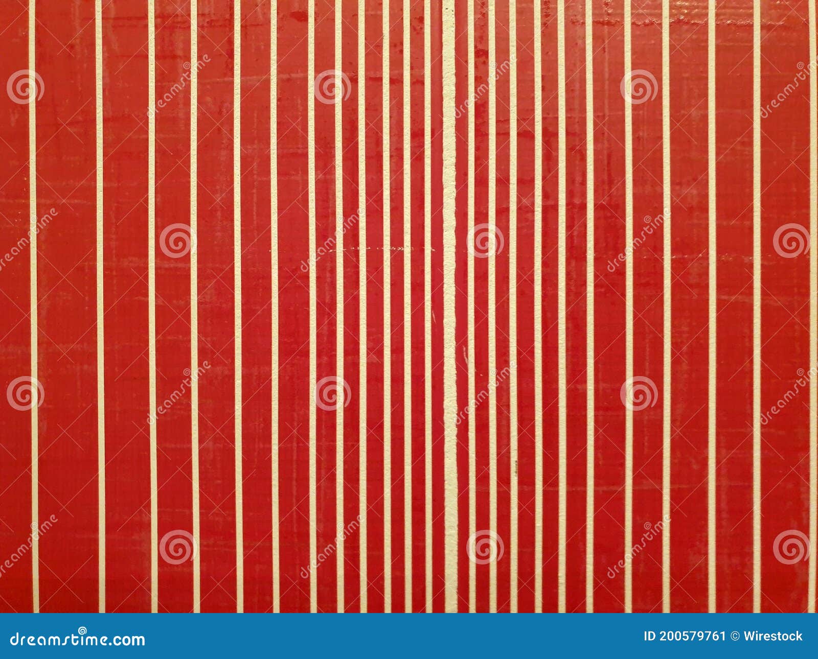 Wall Texture with Red and White Vertical Stripes Stock Image - Image of ...