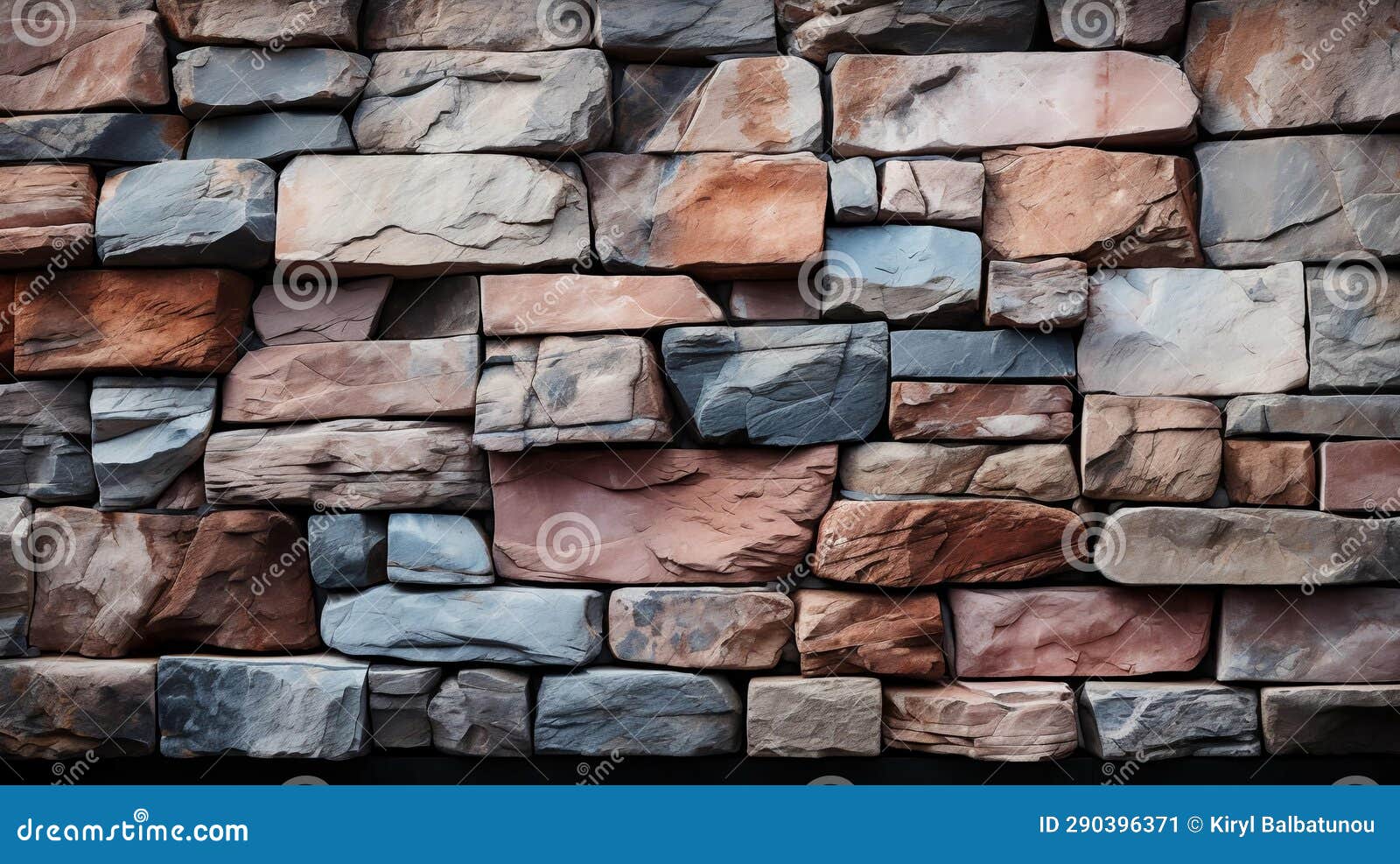 Wall Texture of Sharp Stone Bricks Stock Illustration - Illustration of ...