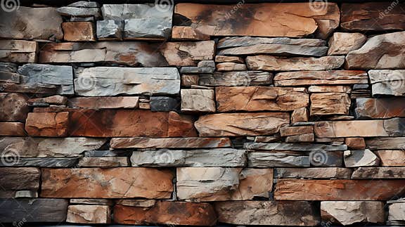 Wall Texture of Sharp Stone Bricks Tiles Stock Illustration ...