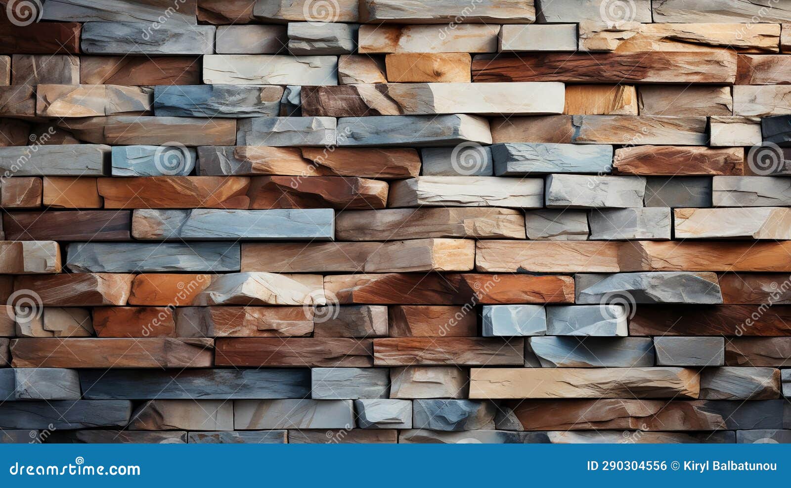 Wall Texture of Sharp Stone Bricks Tiles Stock Illustration ...