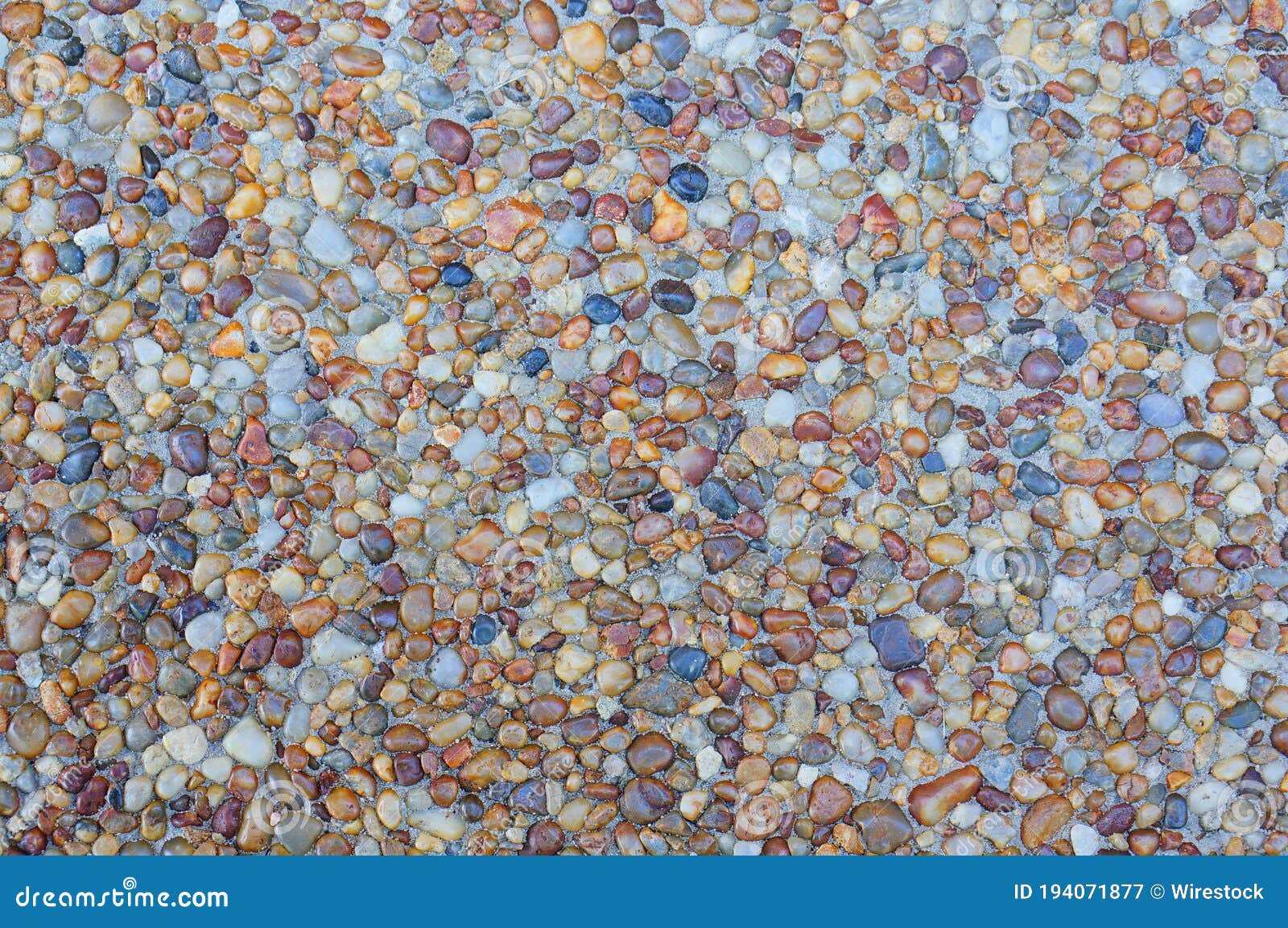 Wall Texture with Small Colorful Stones Stock Image - Image of color ...