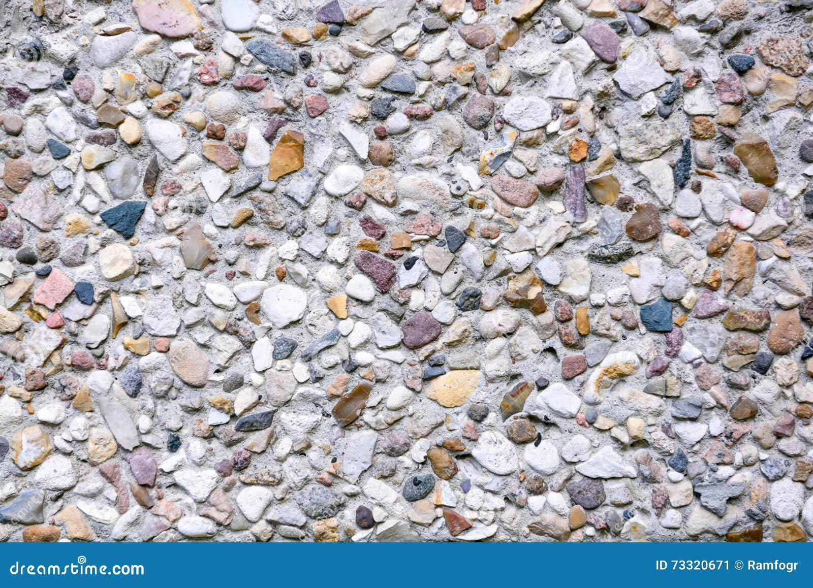 Wall Texture of Small Stones Stock Image - Image of simple, pattern ...
