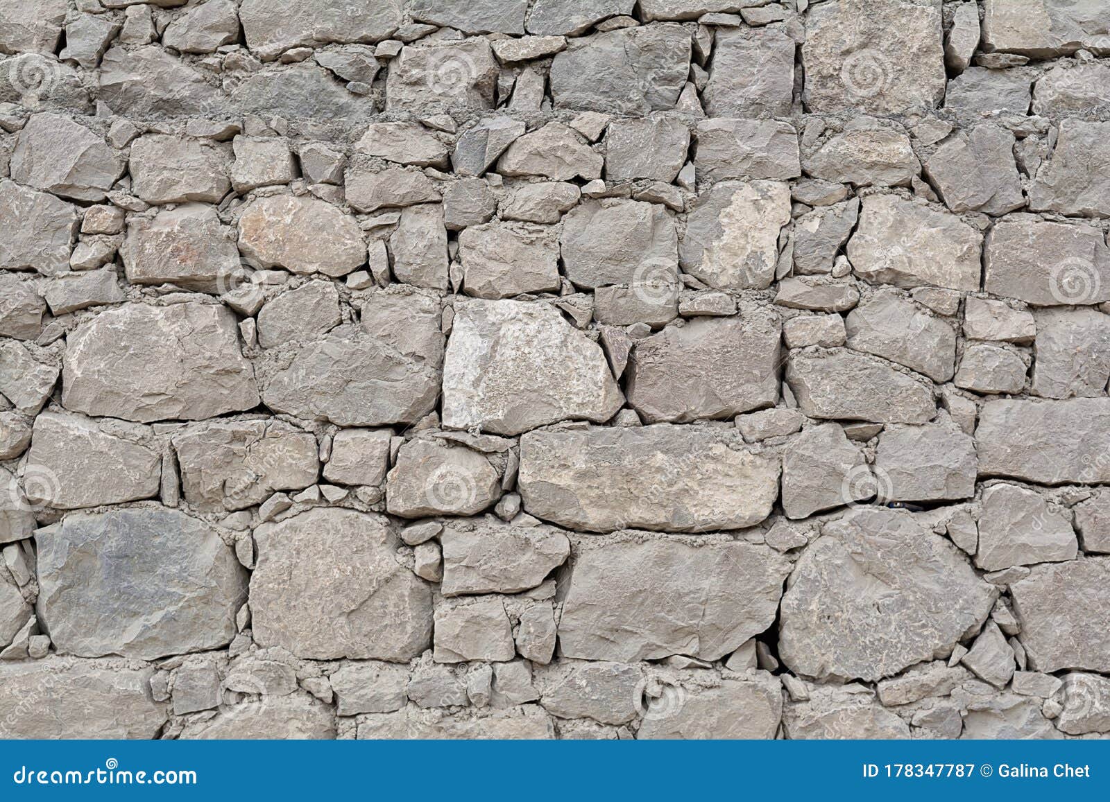Wall Texture with Stonework of Gray Color. Concept Background, Texture ...