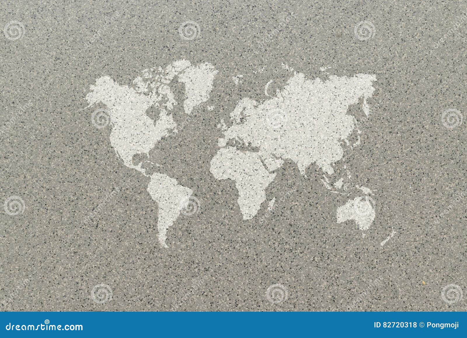 Wall Texture Surface with World Map Stock Photo - Image of decorative ...