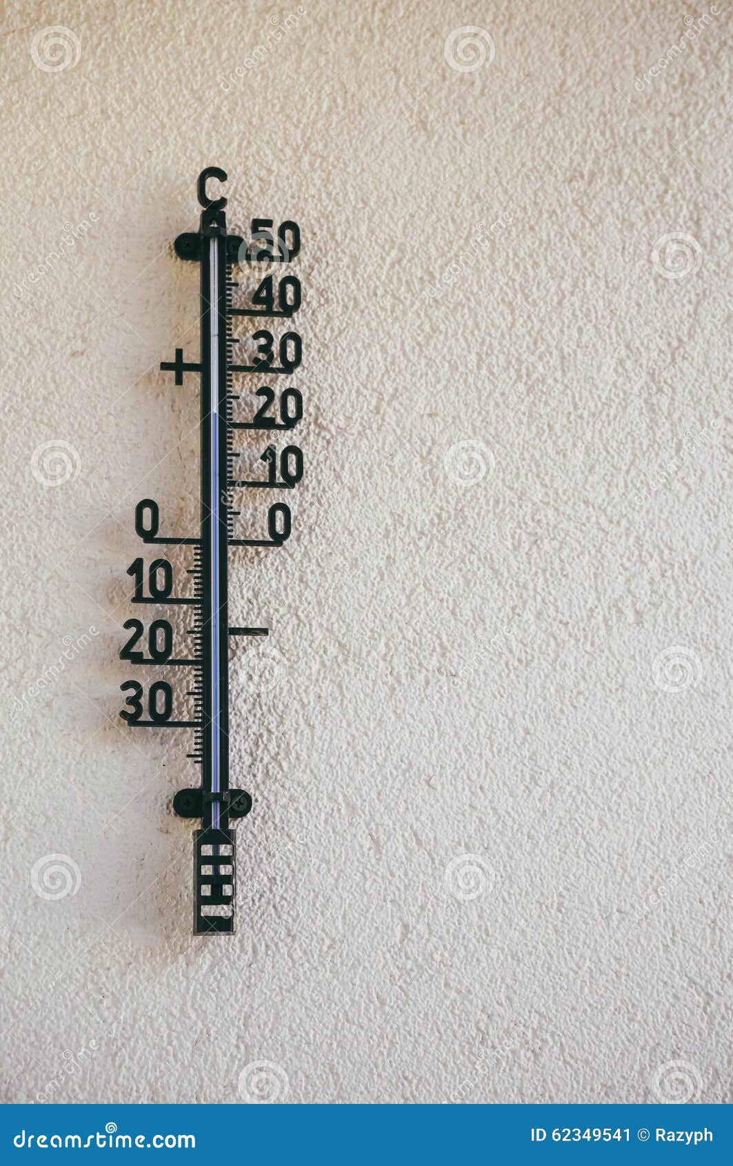 Wall thermometer stock illustration. Illustration of control - 62349541