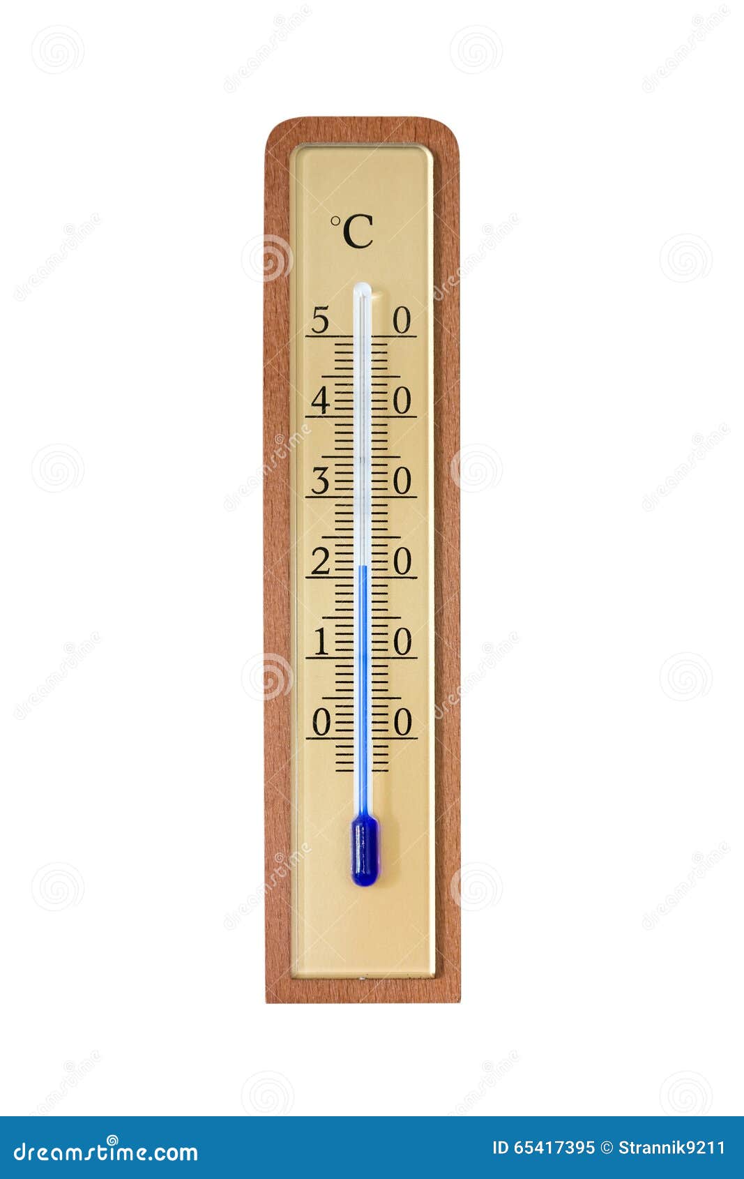 Wall thermometer. stock image. Image of celsius, background - 65417395