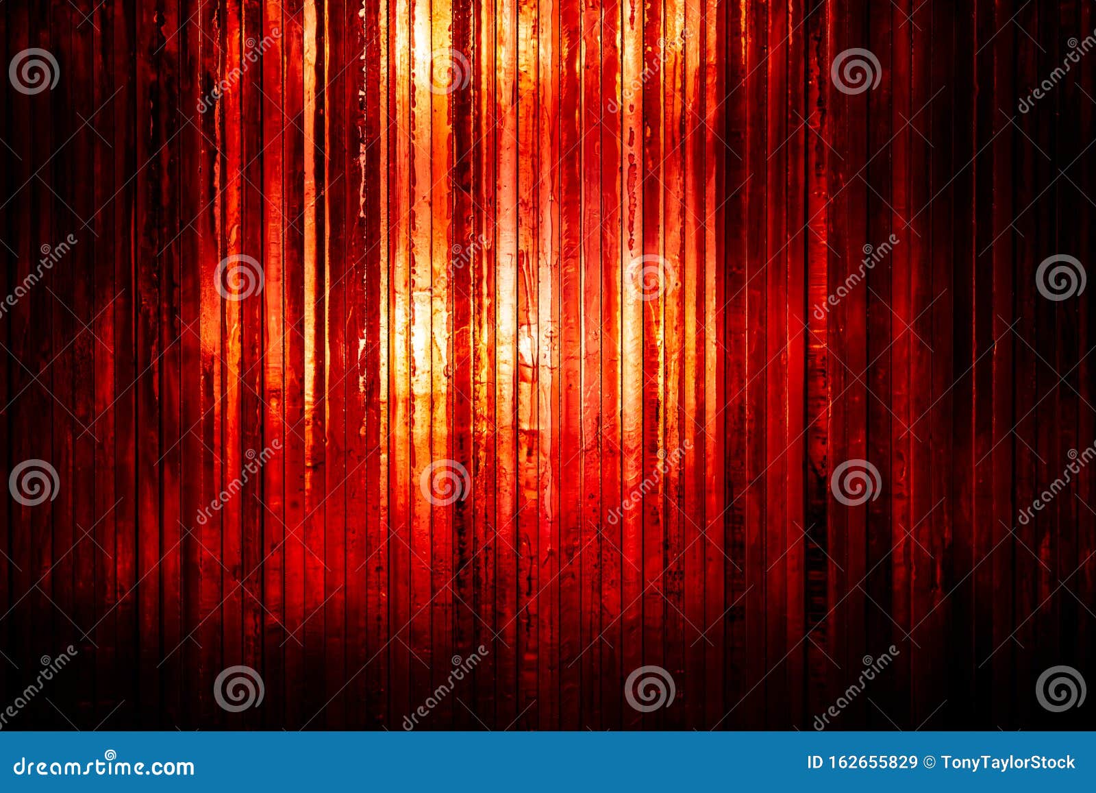 Thick Bright Red Glass with Light Shining through from the Back Stock ...