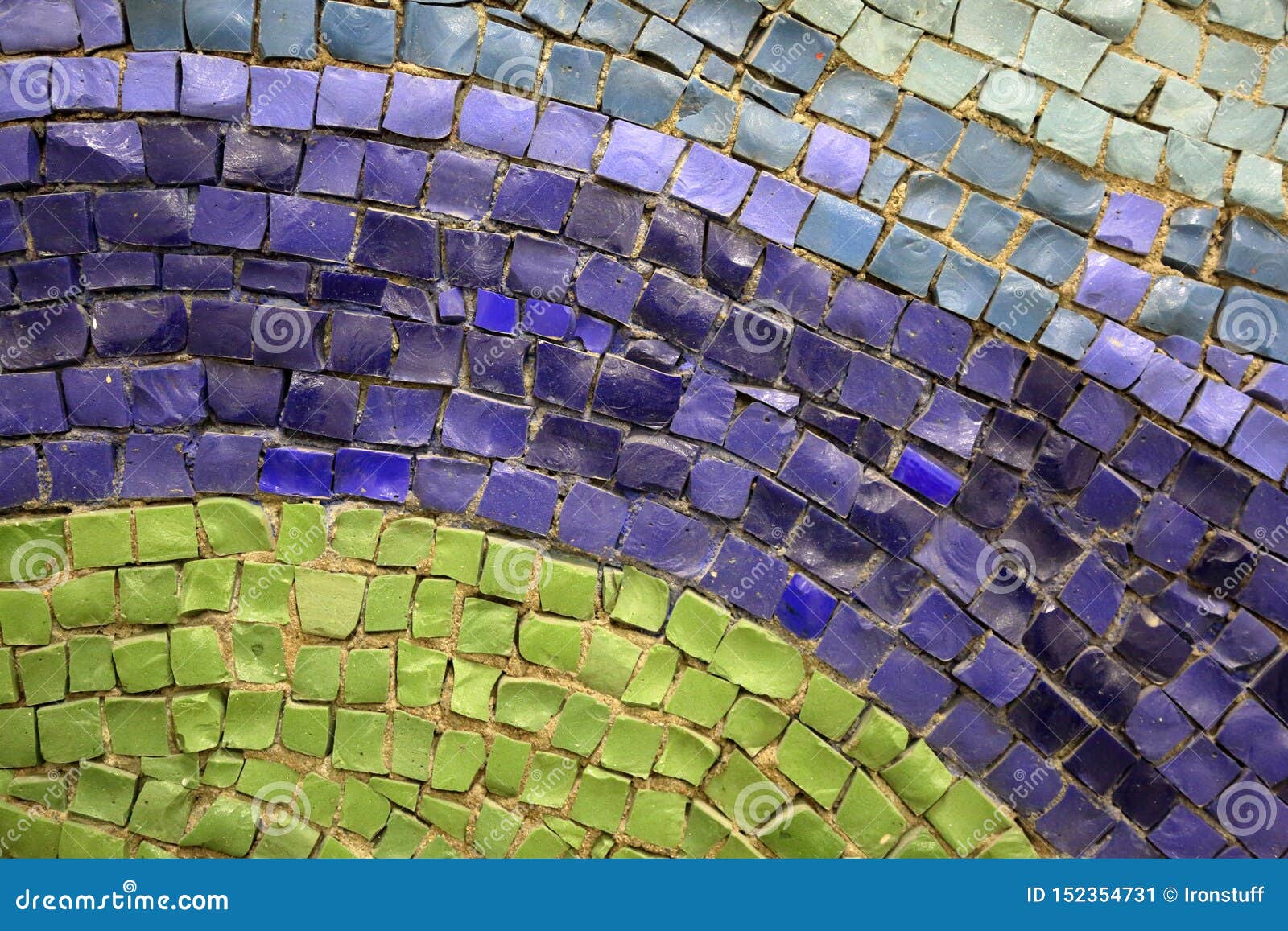 Wall from tile mosaic stock image. Image of material - 152354731