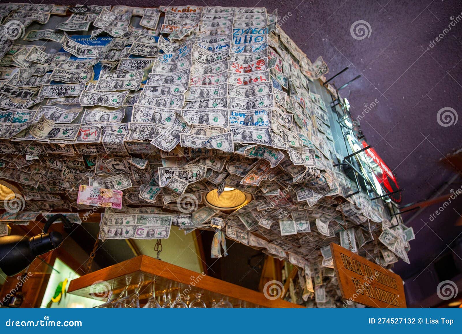 Wall of Tips Signed stock photo. Image of tips, finance - 274527132