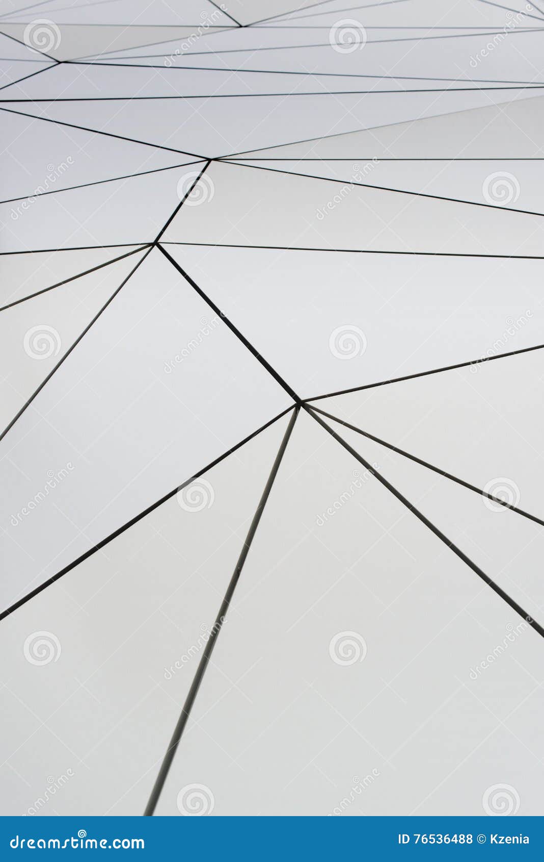 Wall of triangular panels stock photo. Image of design - 76536488