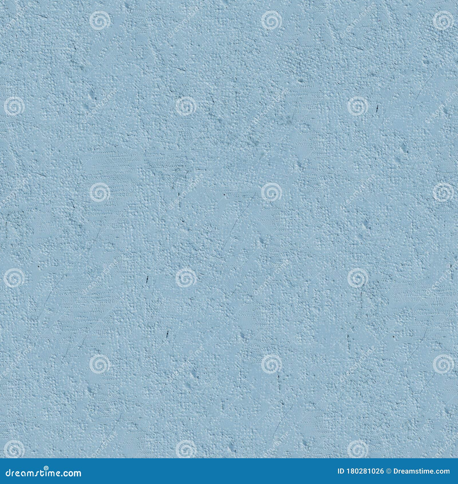Wall with Uneven Plaster Light Blue, Seamless Texture Stock Photo ...
