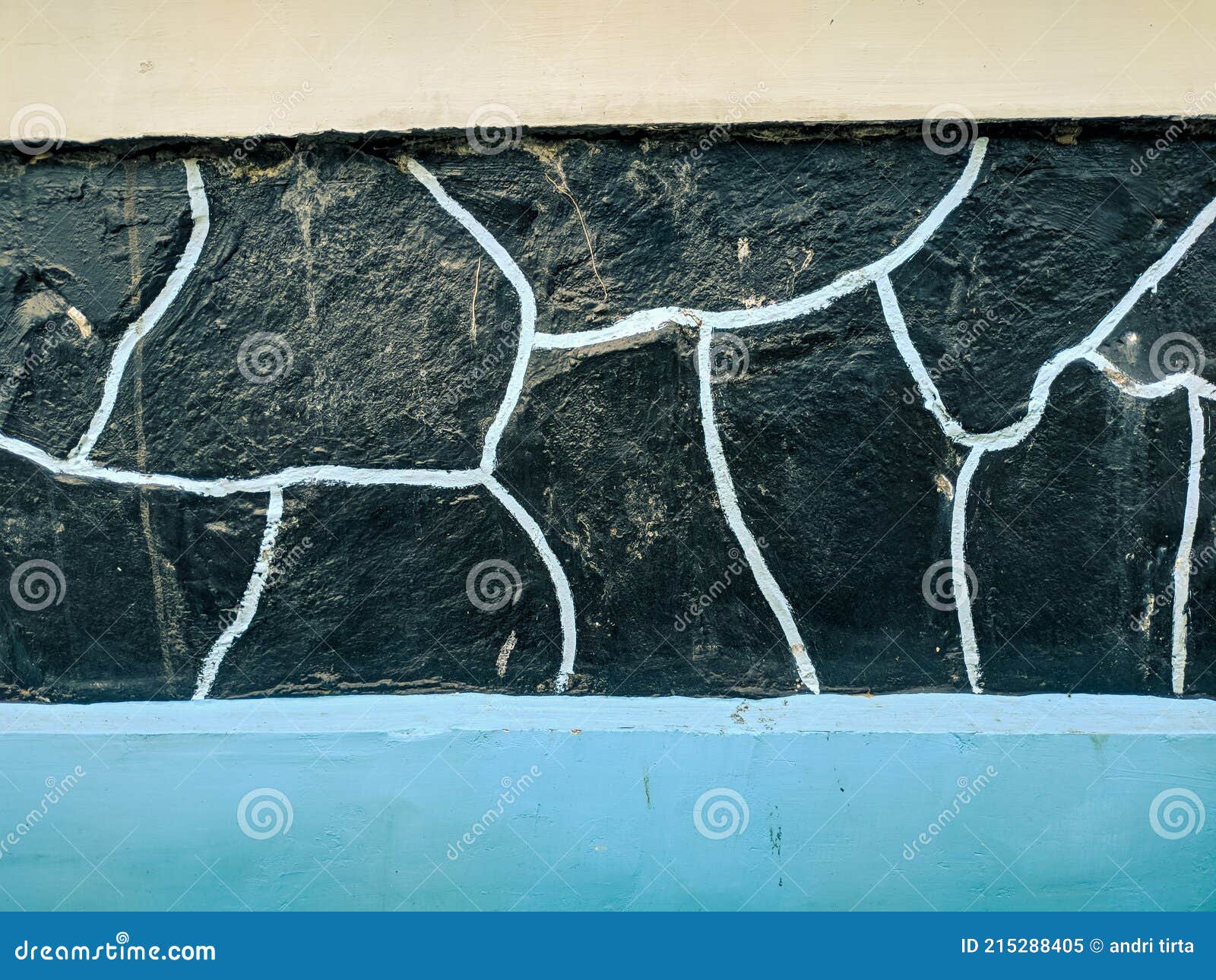 Wall with a Unique Stone Texture Design Stock Image - Image of stone ...