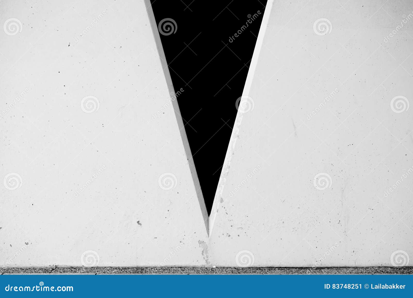 Wall with V-shape stock image. Image of closeup, brick - 83748251