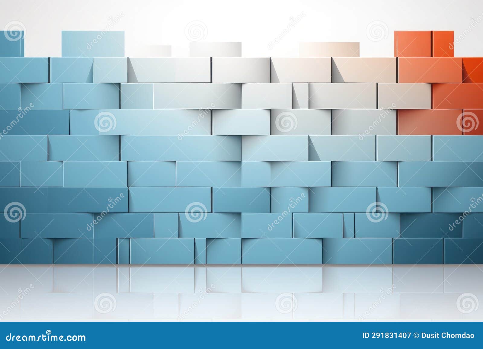 A Wall Walling ,flat Animation for Textbook, Colors Shades of Light ...