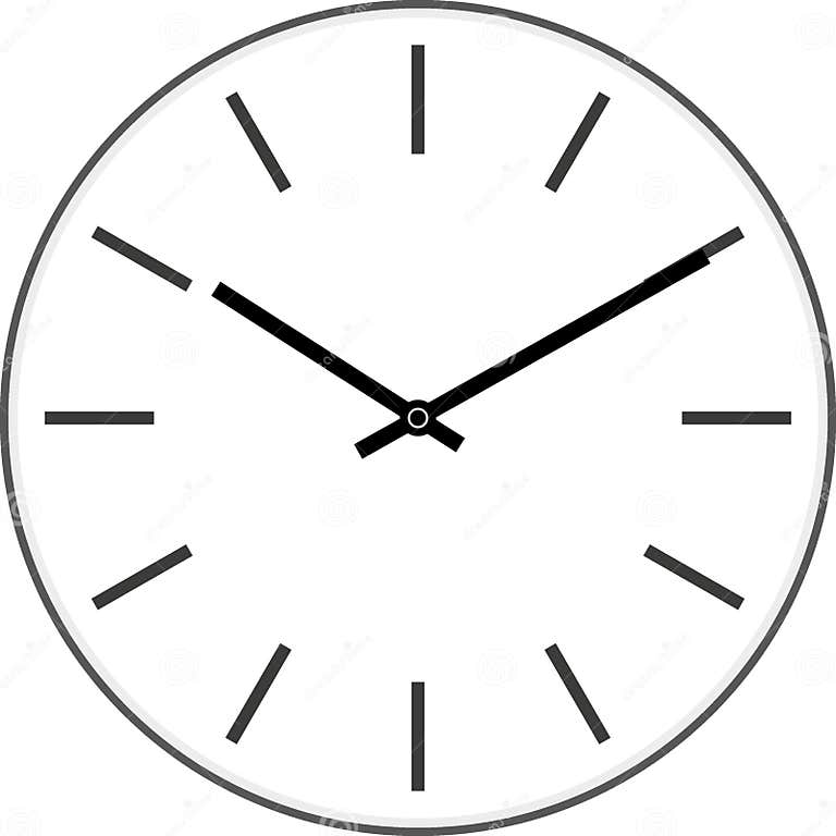 (wall Watch Circle Flat Design [Converted].eps Stock Vector ...