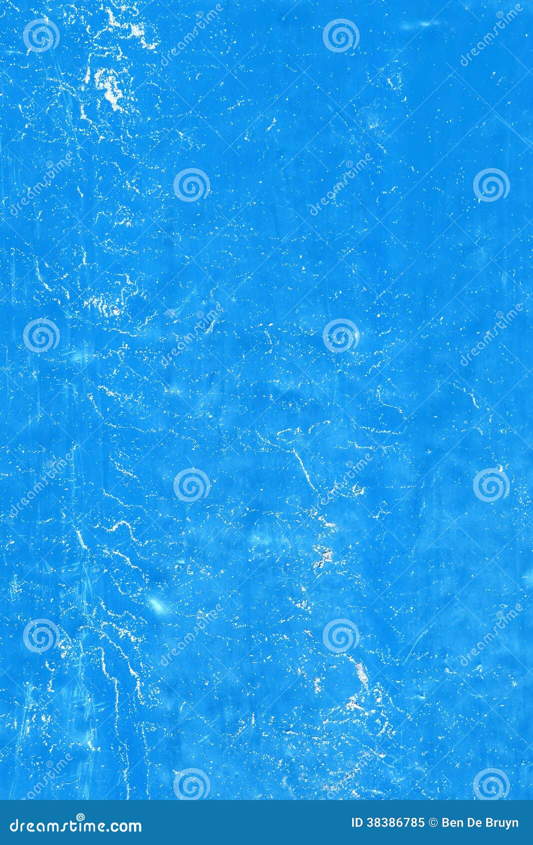 Wall with Weathered Blue Paint Pattern Background Stock Image - Image ...