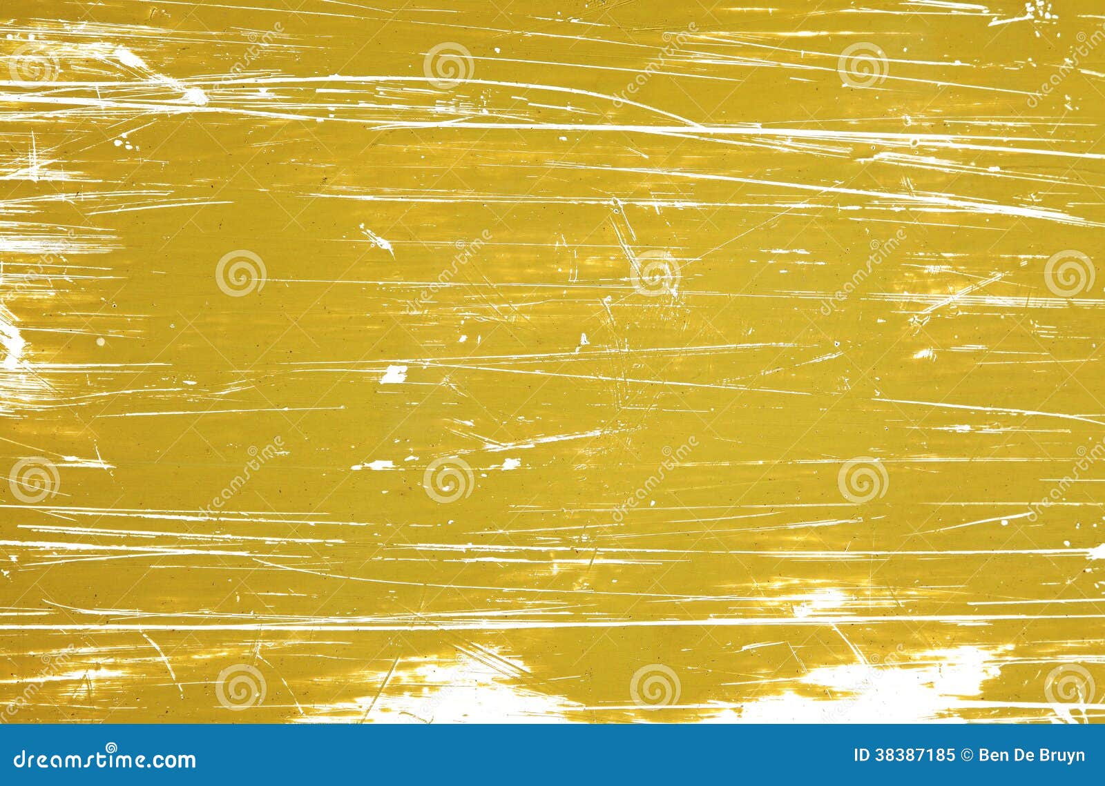 Wall with Weathered Pattern Mustard Colored Paint Stock Image - Image ...