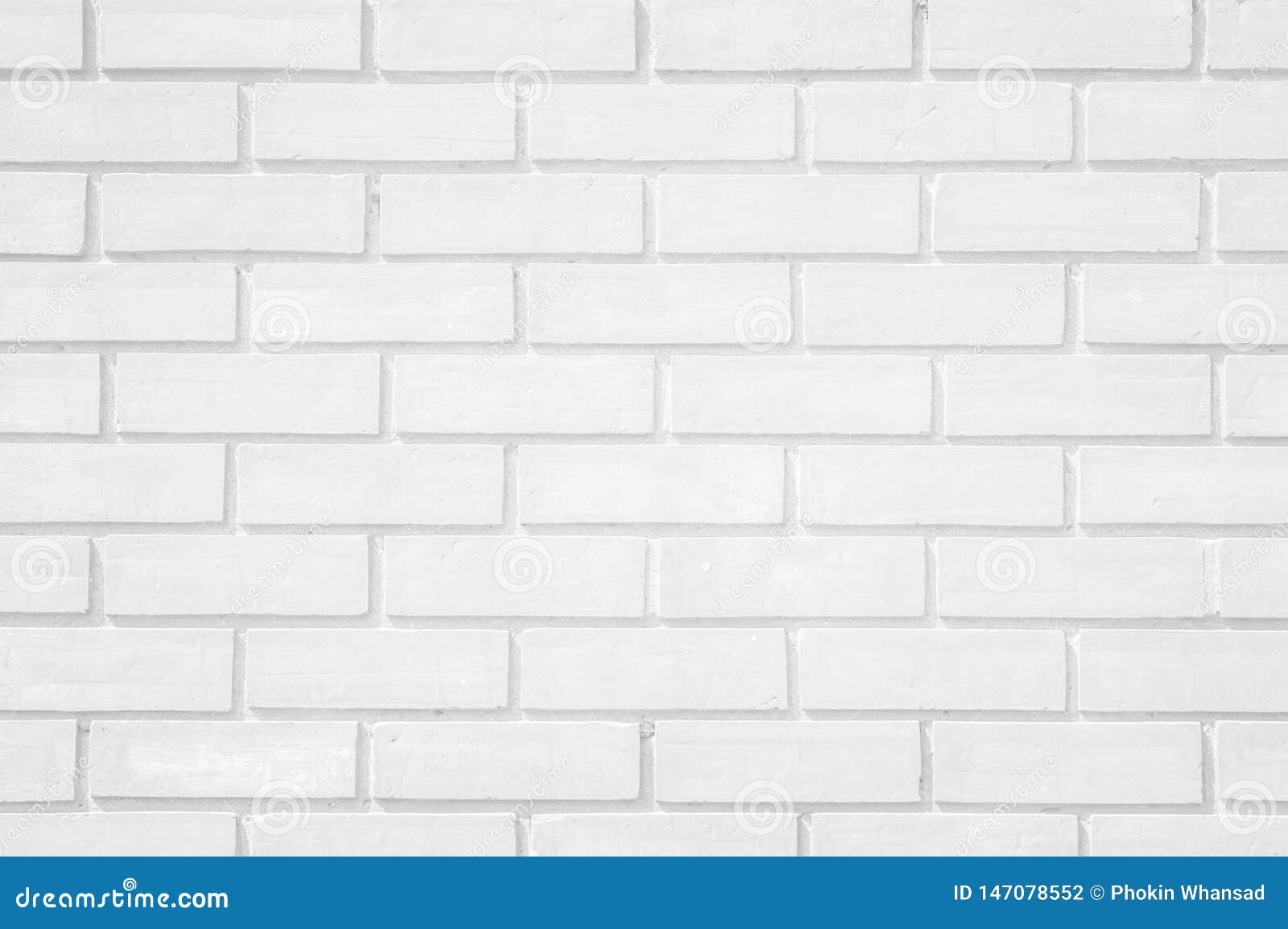 Wall White Brick Wall Texture Background. Brickwork or Stonework ...