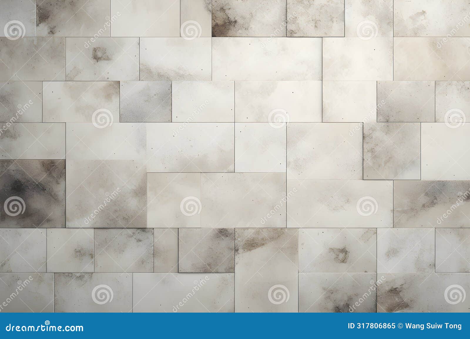 Wall with White and Gray Tiles Arranged in a Square Pattern Stock ...