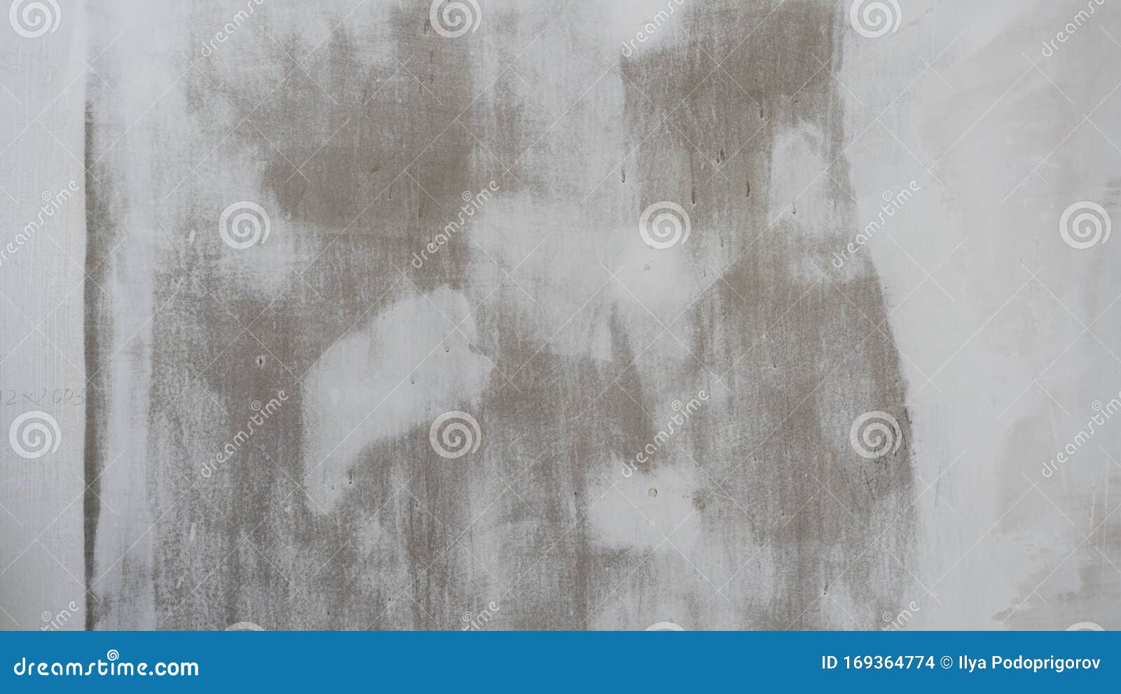 Wall in White Paint during Repair. Background Texture Stock Photo ...
