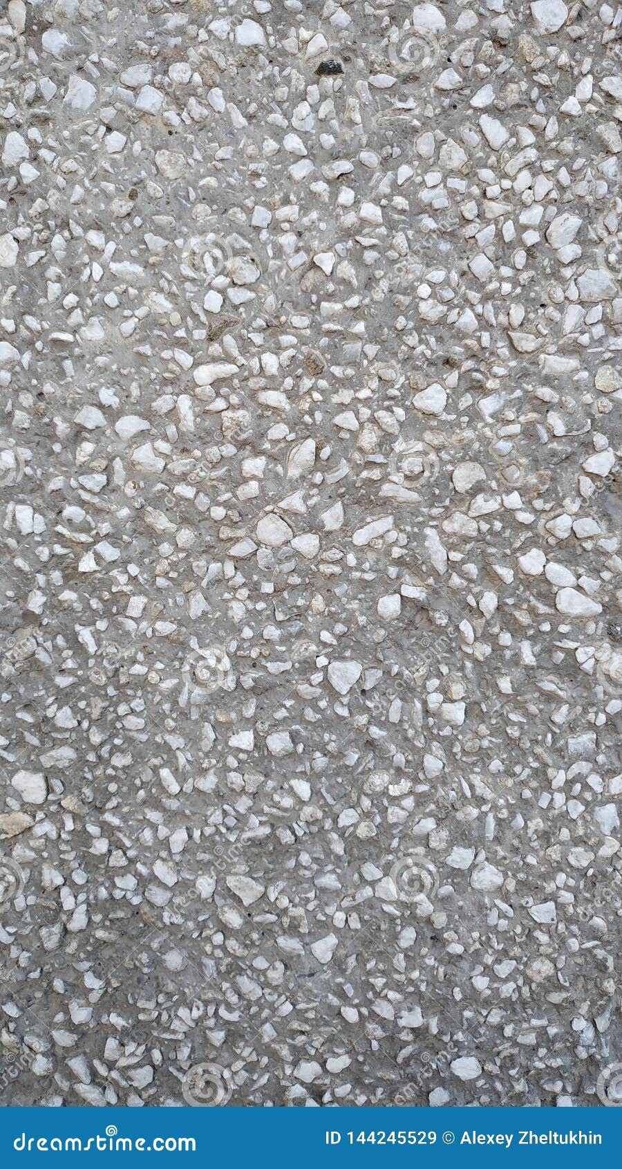 A Wall of White Rubble on a Cement Bond. Close-up Stock Image - Image ...