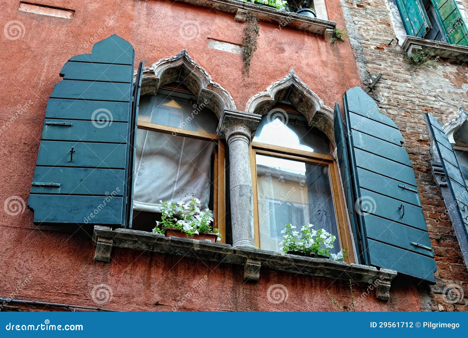 Window Of Medieval House Royalty-Free Stock Image | CartoonDealer.com ...
