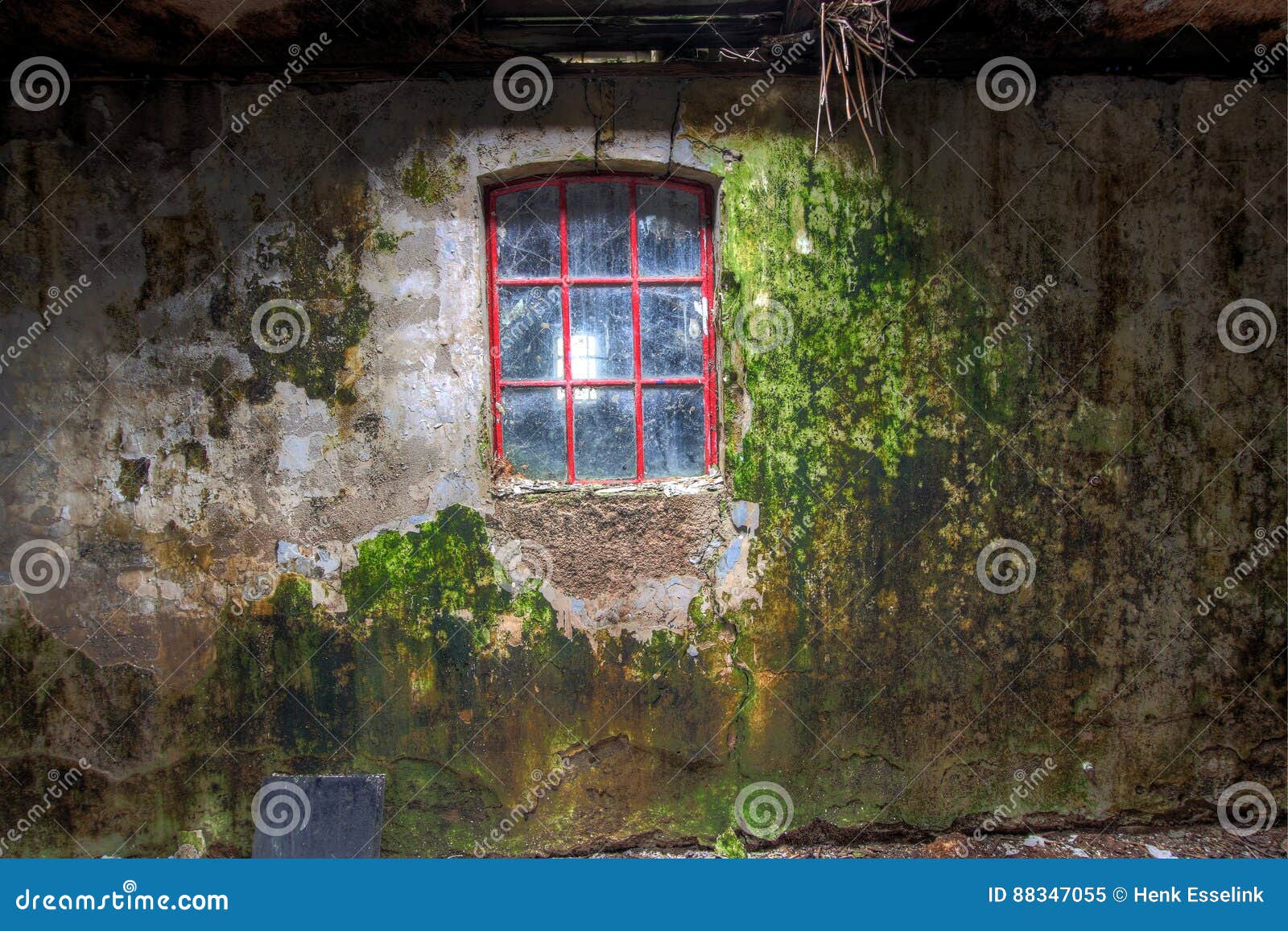 Wall and Window of Old Farmhouse Stock Image - Image of mossy, outdoors ...