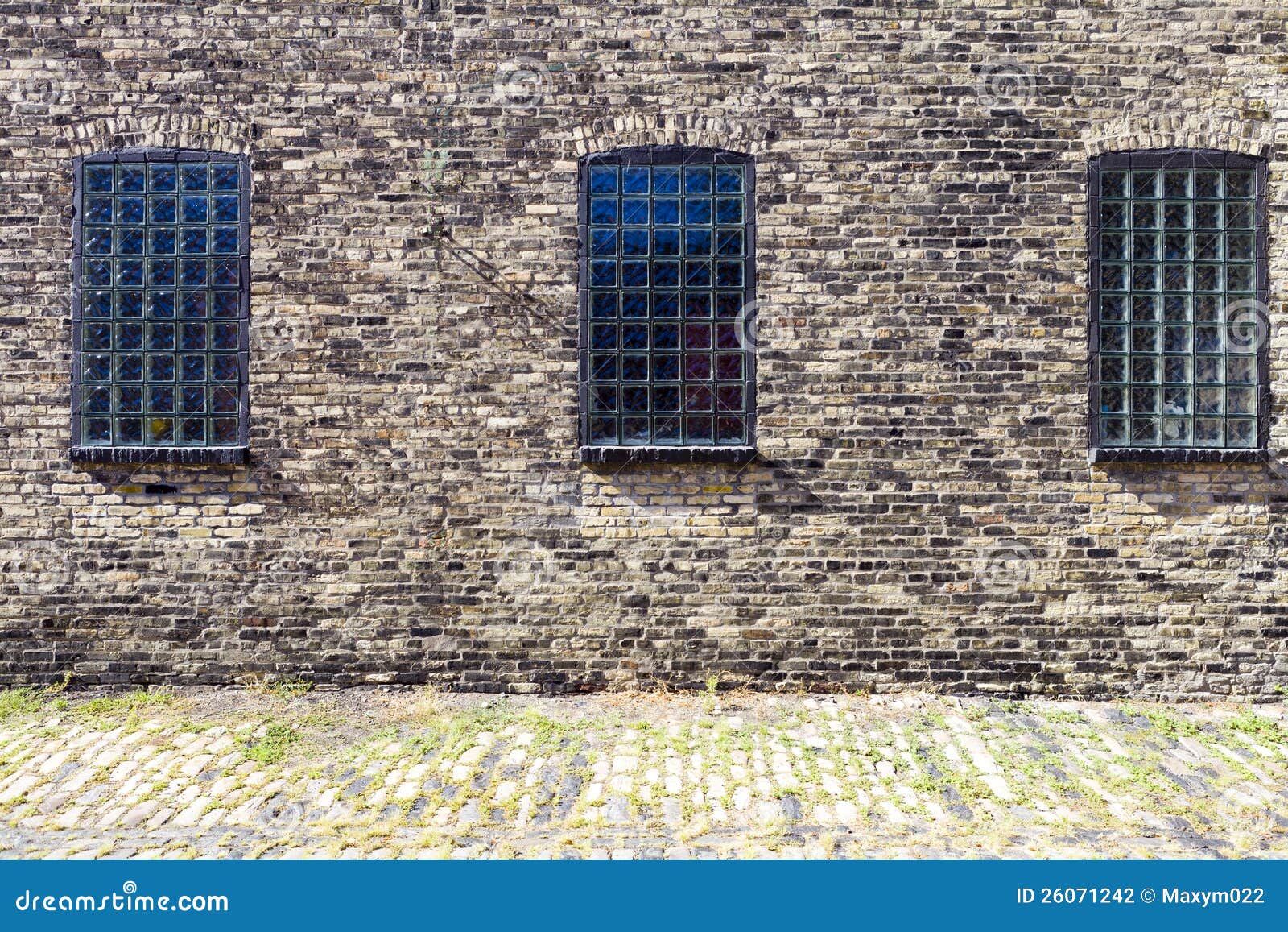 Wall with Windows stock photo. Image of brick, background - 26071242