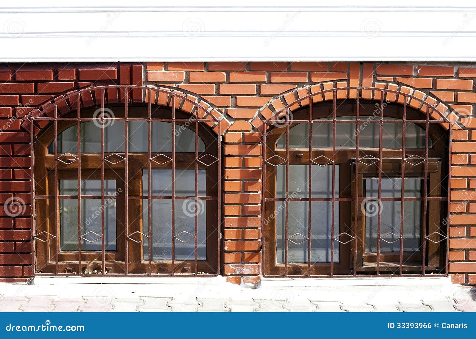 Alignment Of Windows And Mineral Wool Insulation On A Building Under ...