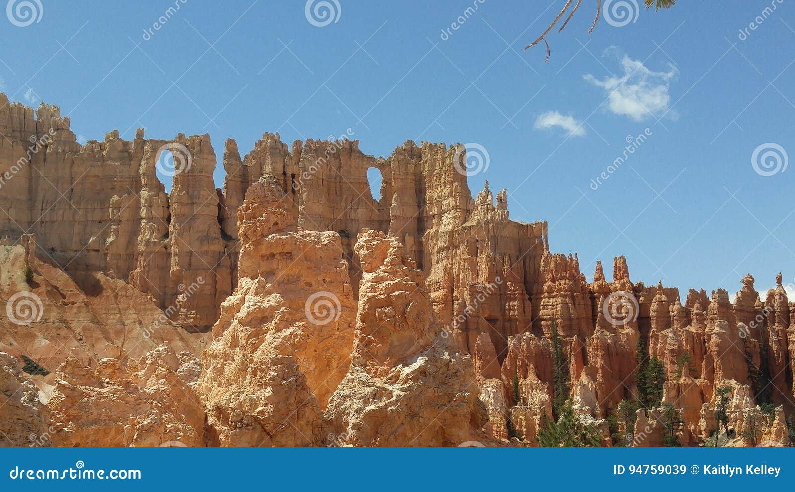 Wall of Windows in Bryce Canyon Stock Image - Image of rock, windows ...