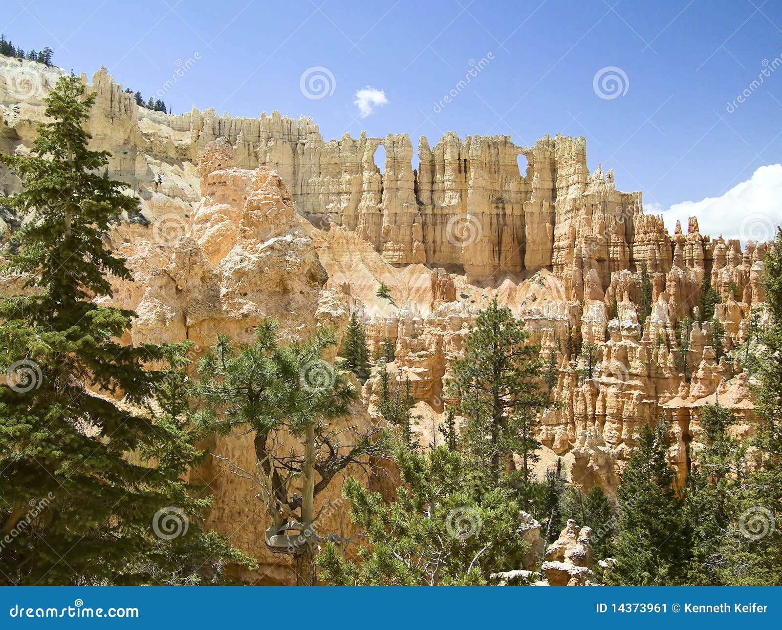 Wall of Windows, Bryce National Park, Utah Stock Image - Image of ...