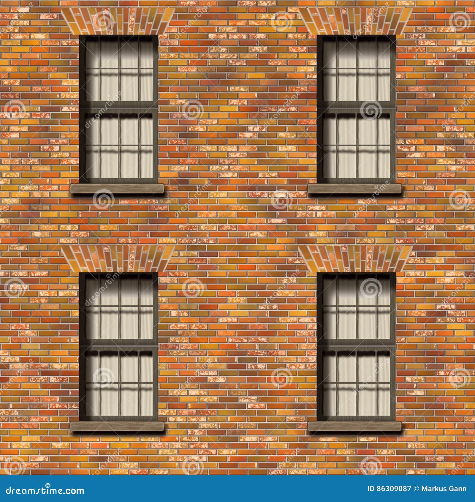 Wall with windows texture stock illustration. Illustration of graphic - 86309087