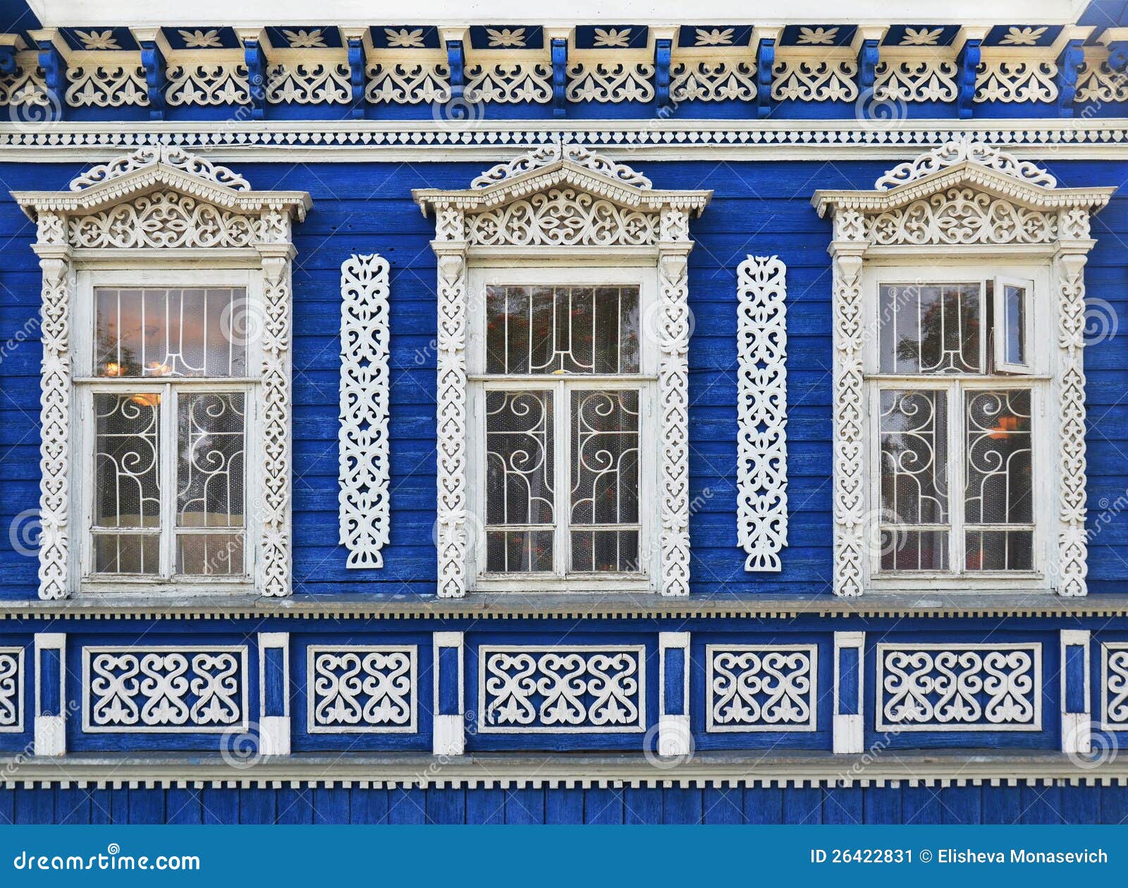 Wall of Wooden Traditional Russian House Stock Image - Image of boards ...