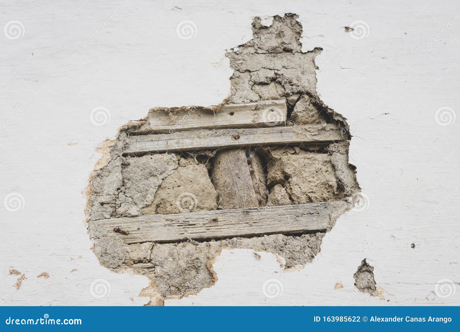 Texture of the Wall with Fissure Stock Photo - Image of fissure ...