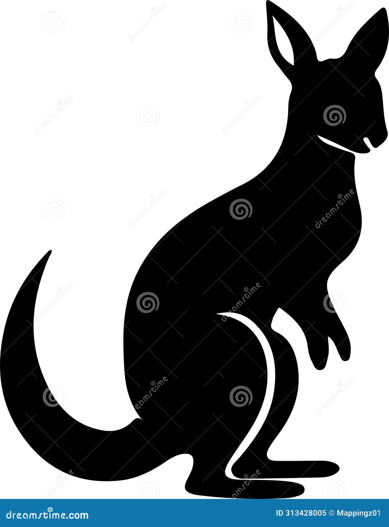 Wallaby With A Transparent Background Stock Photography | CartoonDealer ...