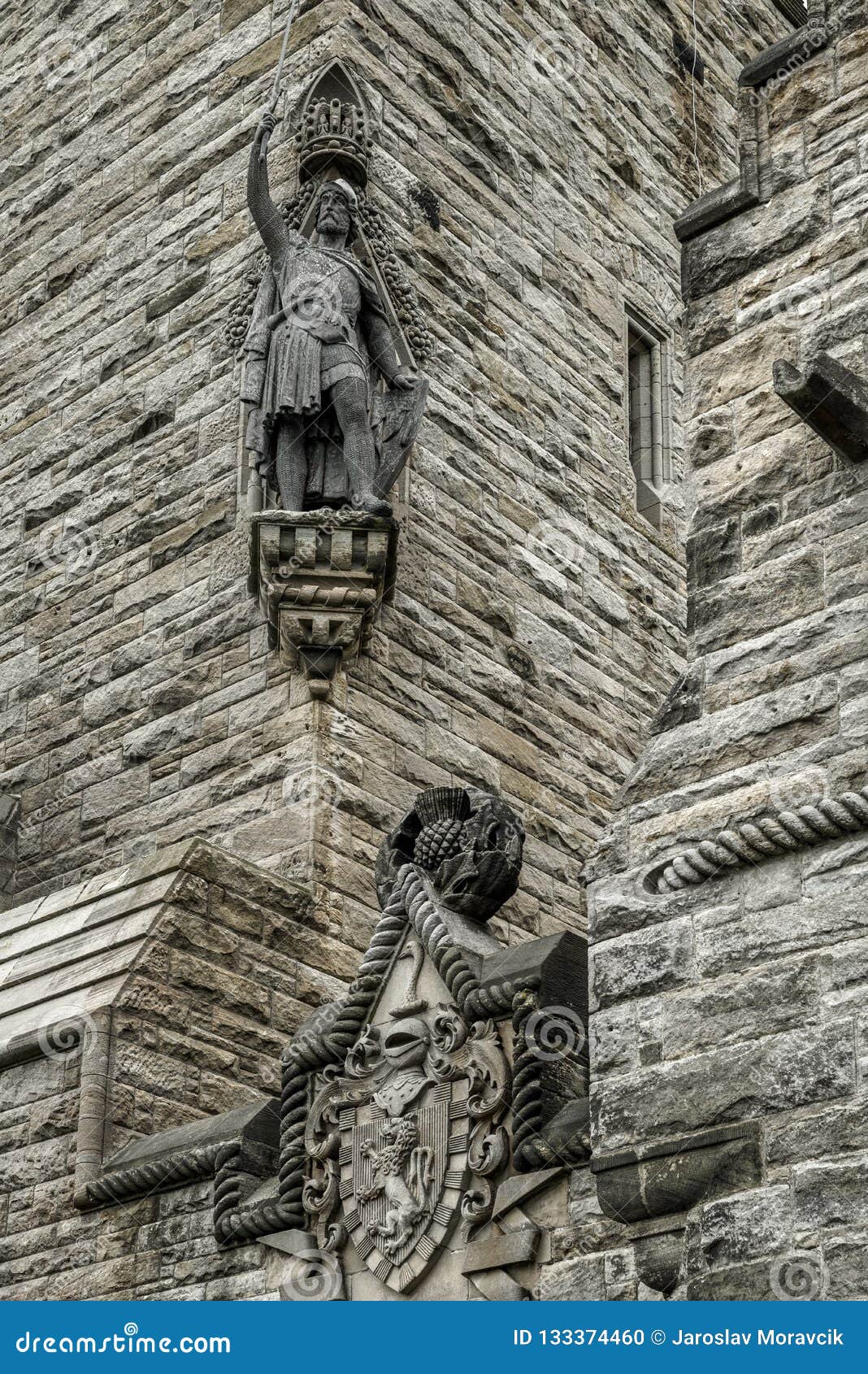 Wallace Zabytek Stirling, Szkocja, - Zdjęcie Stock - Obraz złożonej z ...