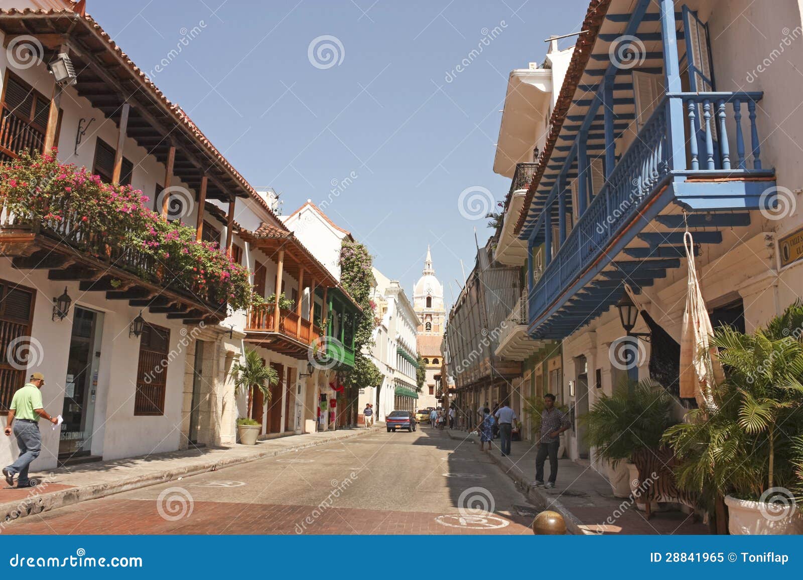 Walled City, Cartagena editorial image. Image of street - 28841965