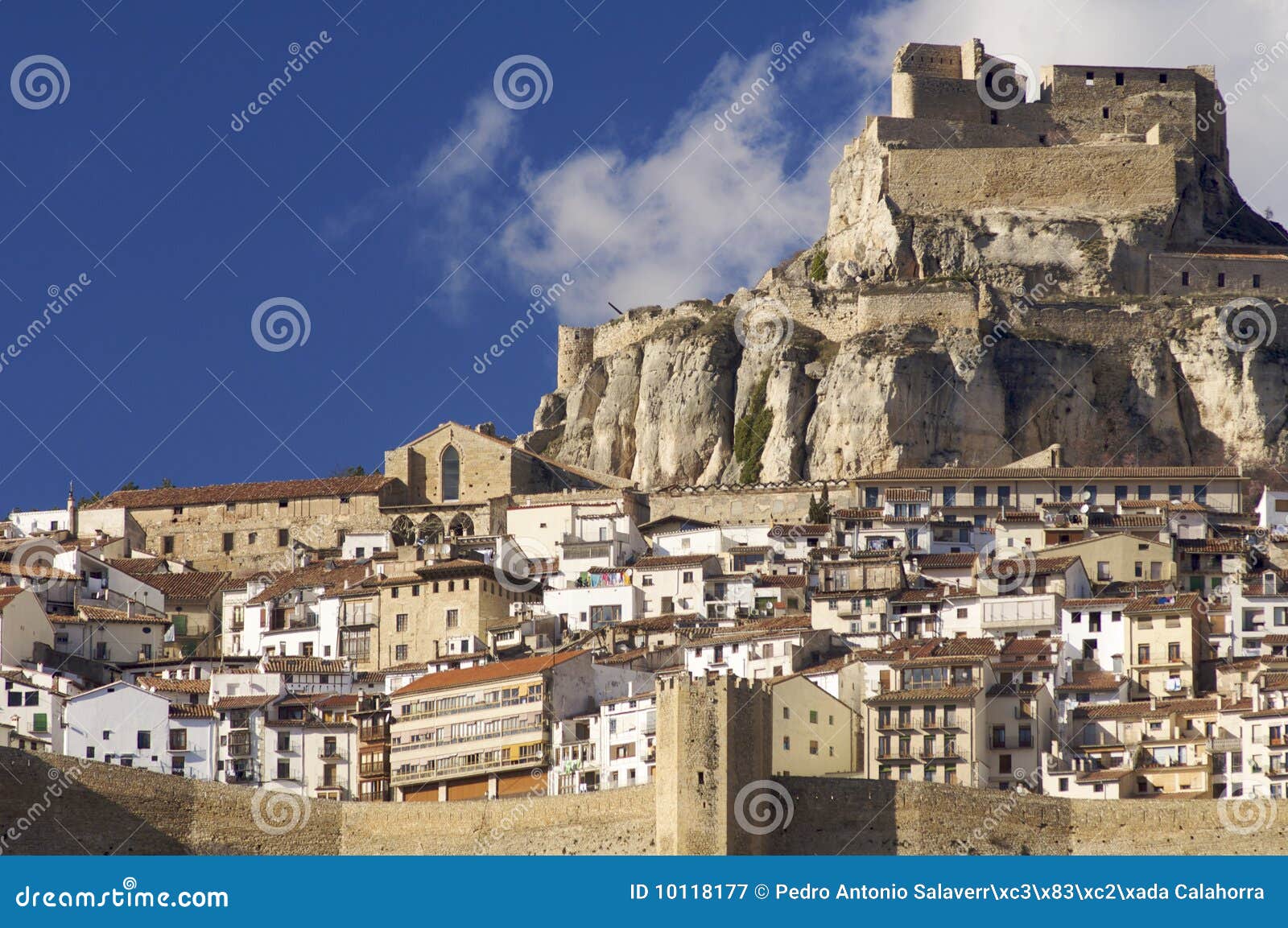 Walled village stock image. Image of clear, ancient, houses - 10118177