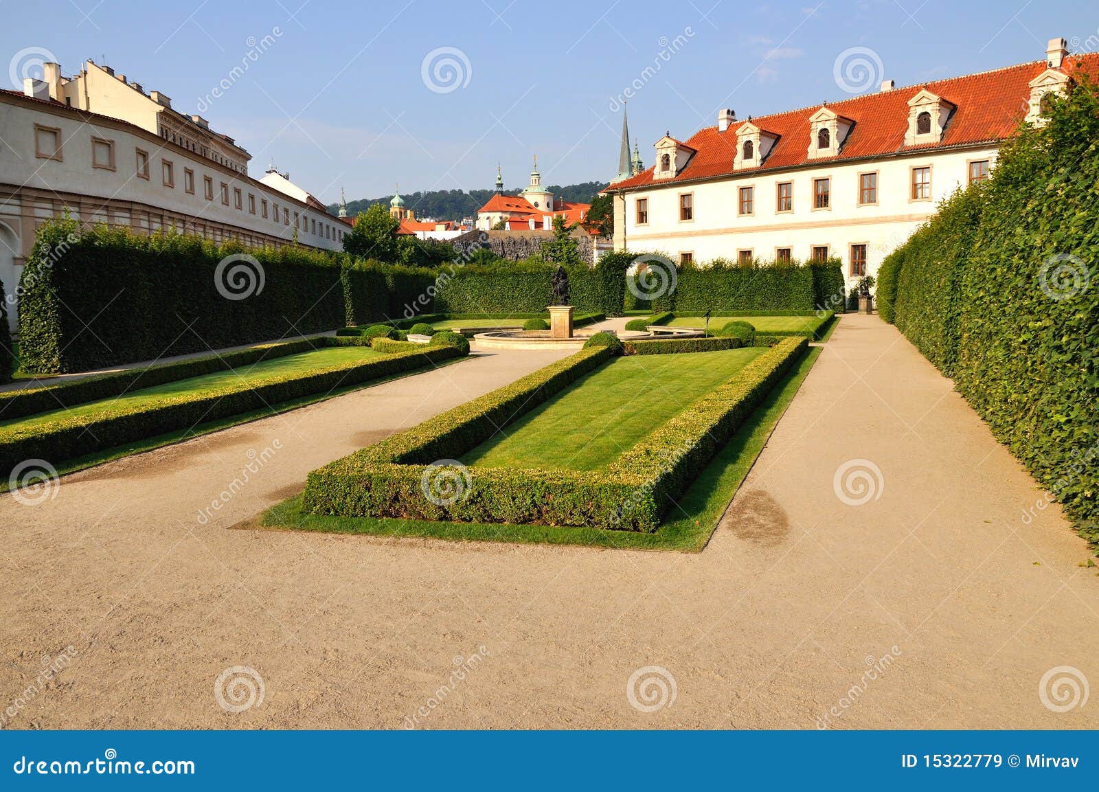 Wallenstein Garden in Prague Stock Image - Image of wall, nice: 15322779