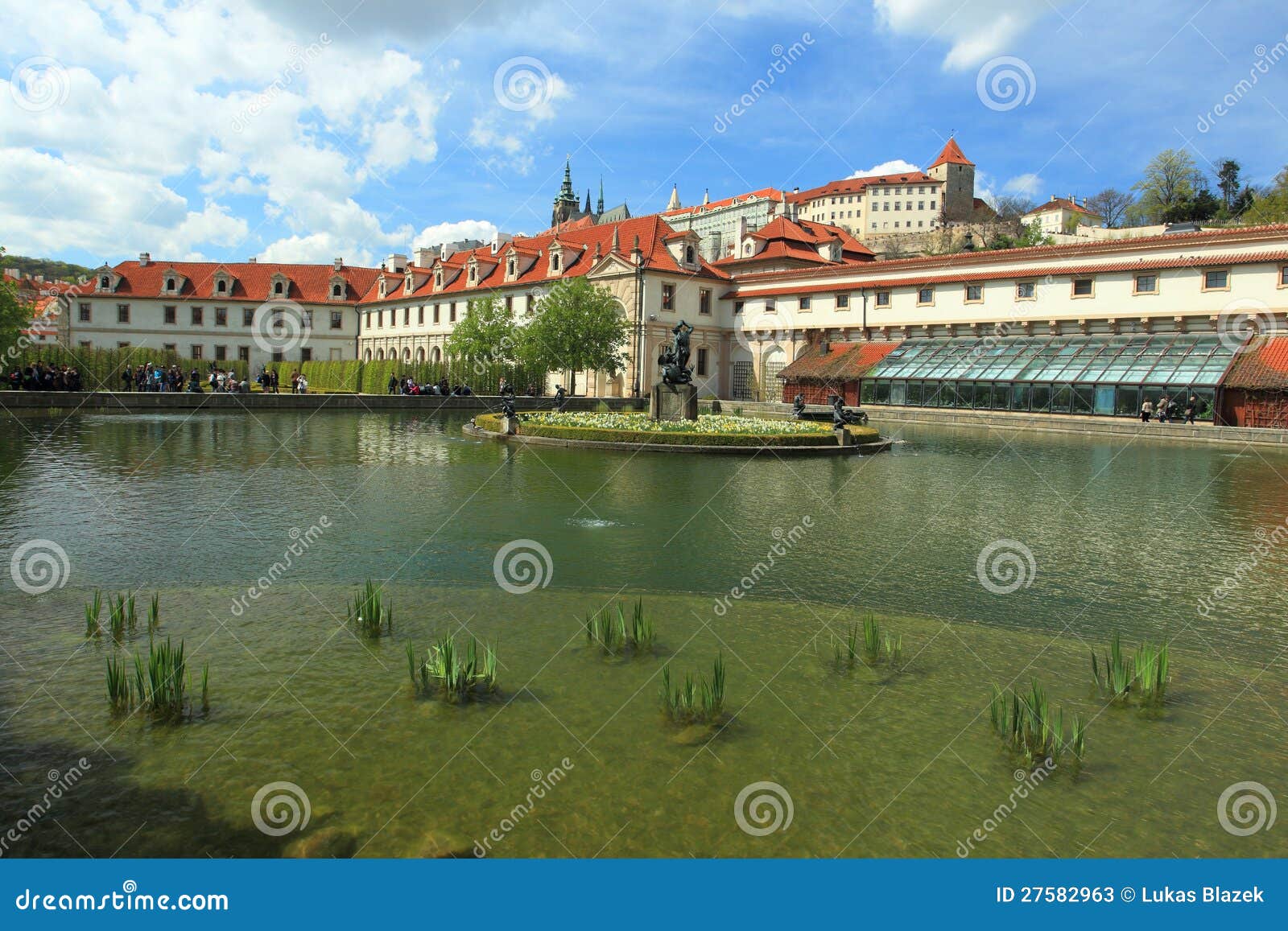 Wallenstein Garden in Prague Editorial Stock Photo - Image of pond ...